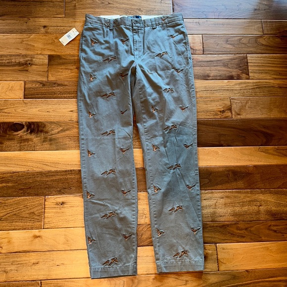 Polo Ralph Lauren | Pants | Vtg Nwt Polo Ralph Lauren Embroidered Pheasant Khakis | Poshmark